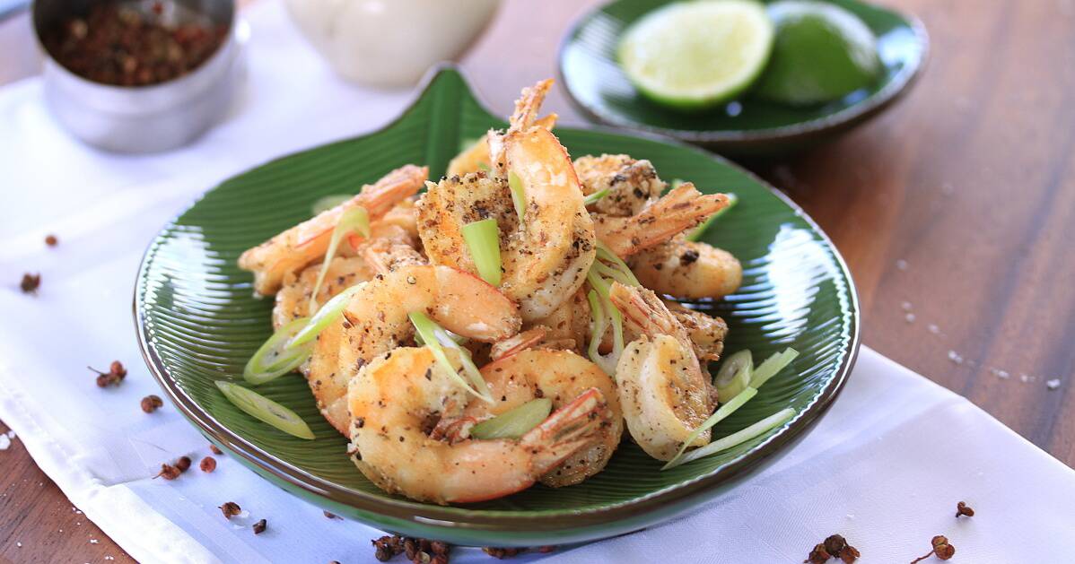 Salt and Pepper Prawns | Sugar Salt Magic