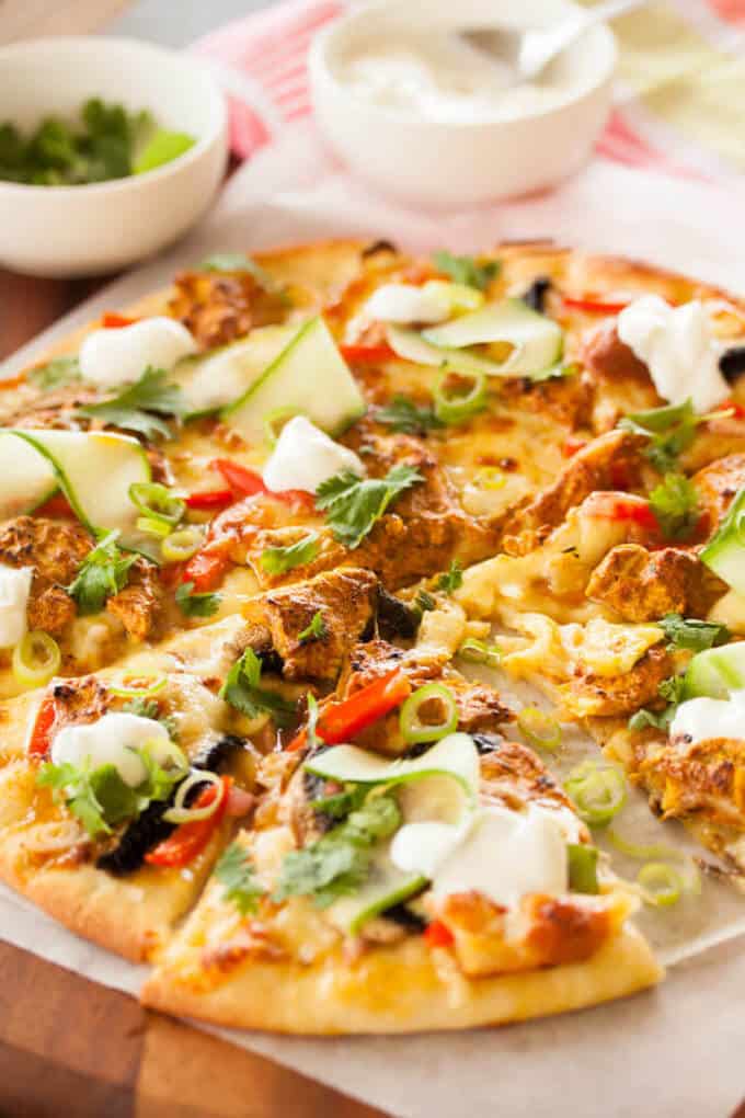 Tandoori Chicken Pizza | Sugar Salt Magic