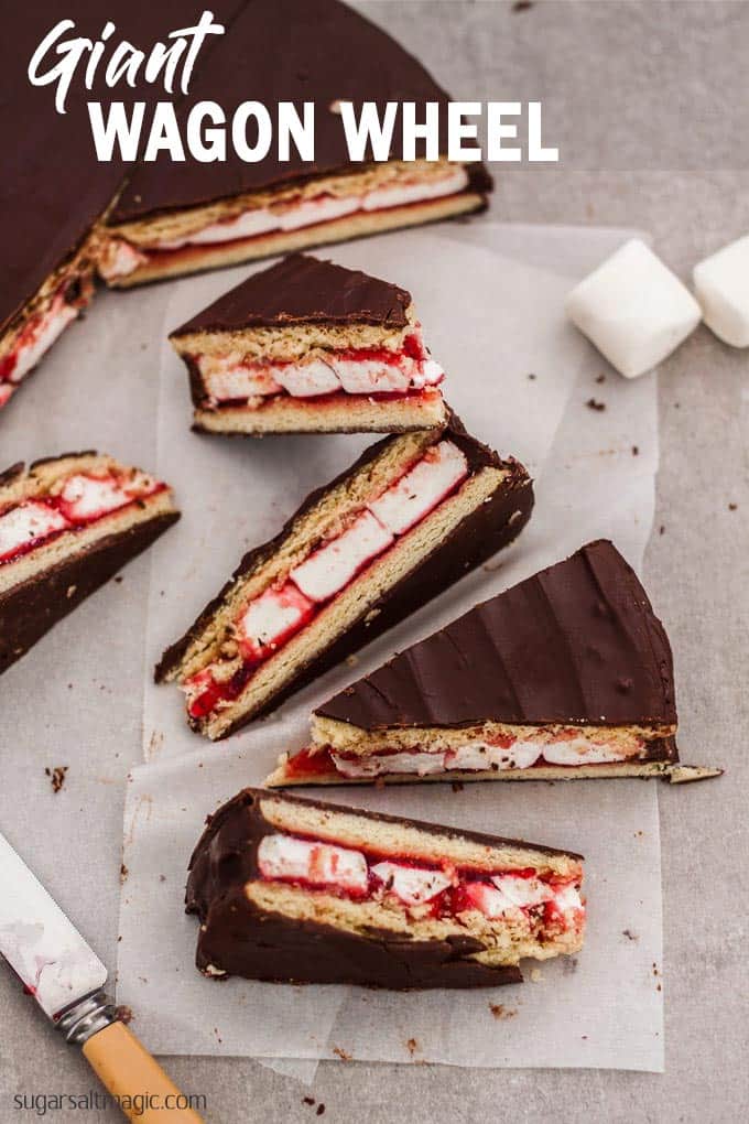 Giant Homemade Wagon Wheel Biscuit | Sugar Salt Magic