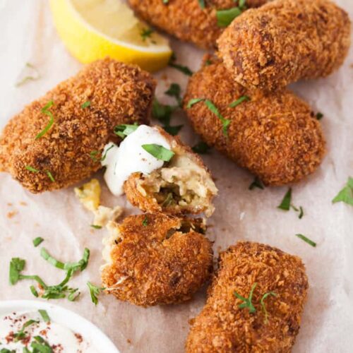Pork and Fennel Potato Croquettes - Sugar Salt Magic