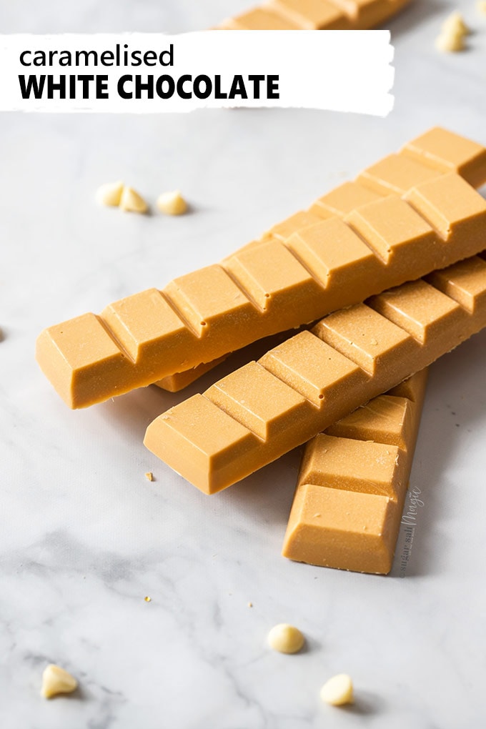 Caramelised White Chocolate | 1 Ingredient & Easy - Sugar Salt Magic