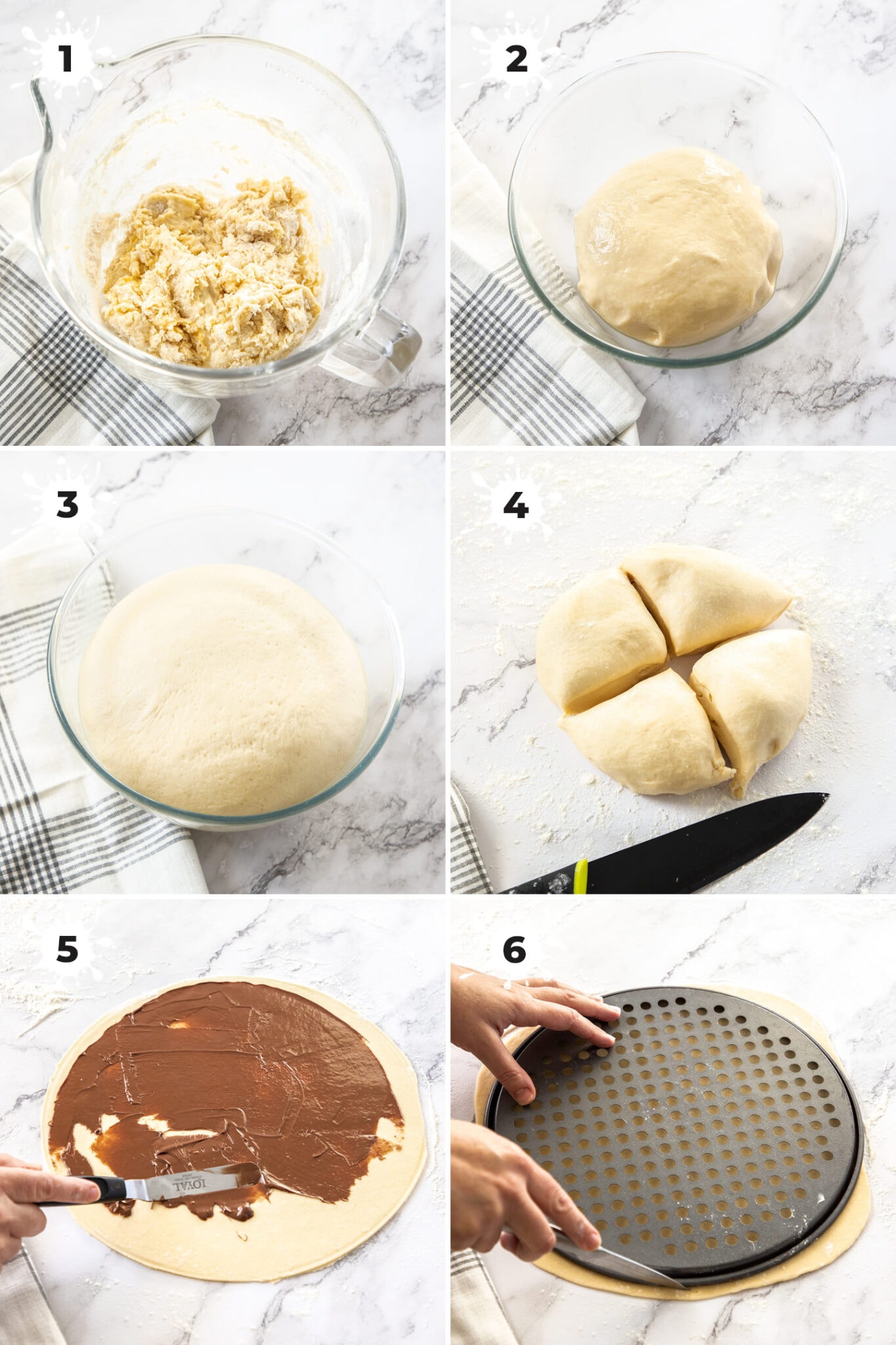 Nutella Star Bread - Sugar Salt Magic