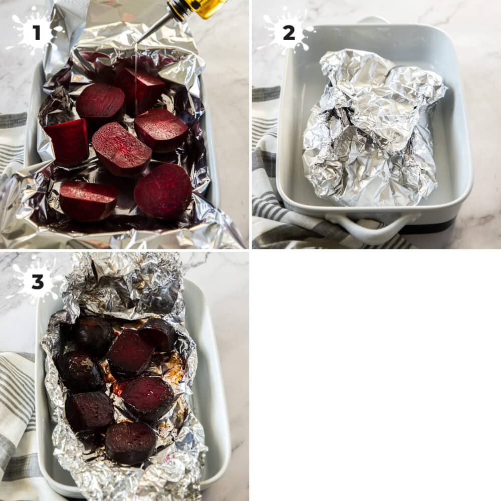 Roasted Beetroot Feta Salad - Sugar Salt Magic