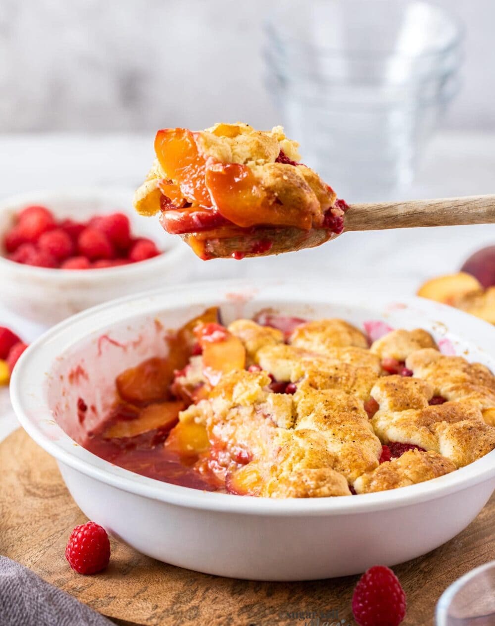 Raspberry Cobbler - Sugar Salt Magic