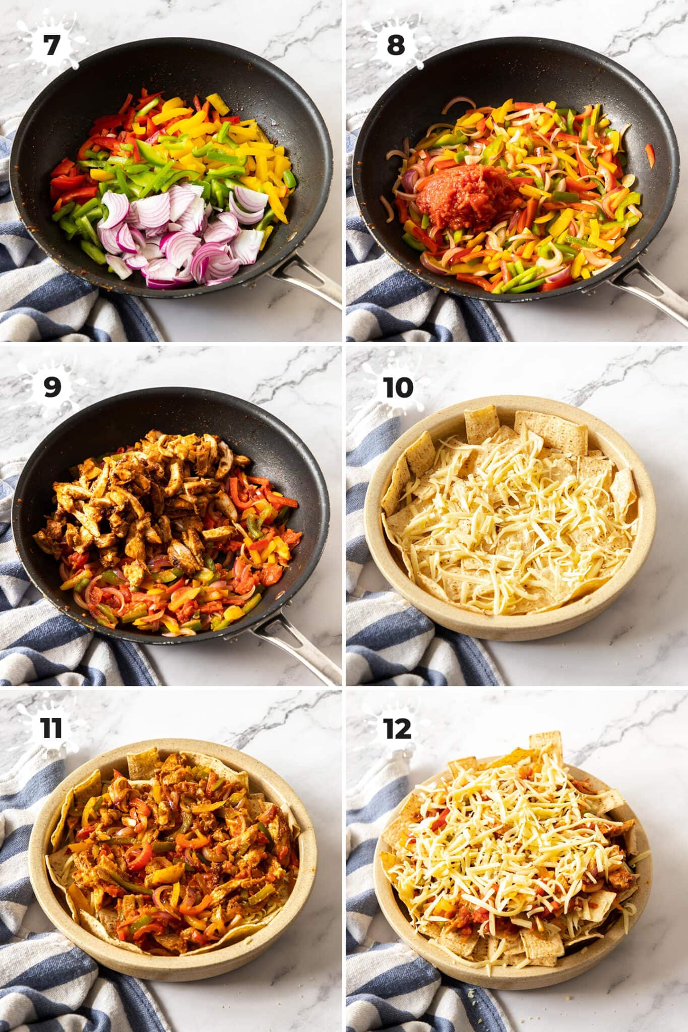Chicken Fajita Nachos - Sugar Salt Magic