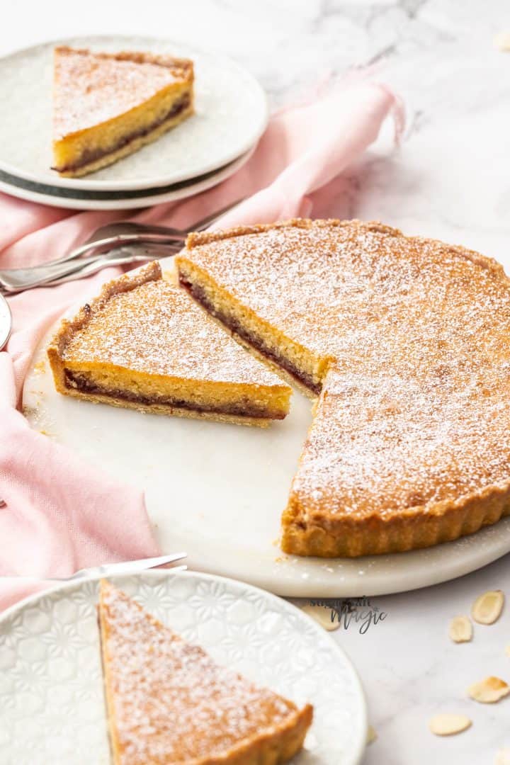 Easy Bakewell Tart Recipe - Sugar Salt Magic