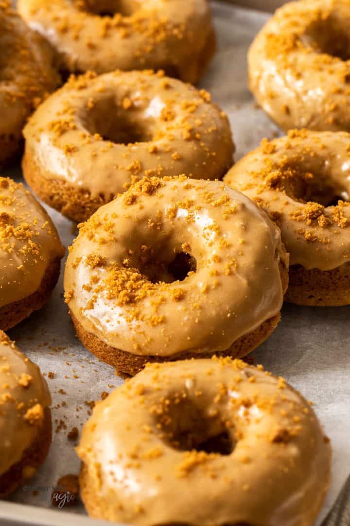 Biscoff Donuts - soft, fluffy and so easy - Sugar Salt Magic
