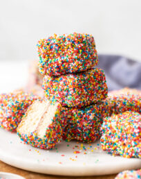 Fairy Bread Lamingtons - Sugar Salt Magic