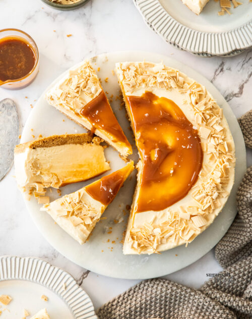 Caramilk Cheesecake - Sugar Salt Magic