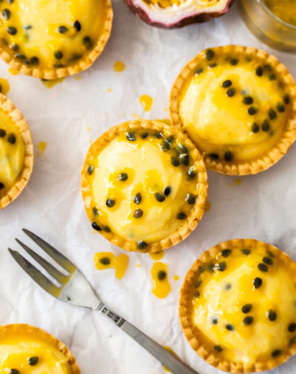 Passionfruit Tartlets - Sugar Salt Magic