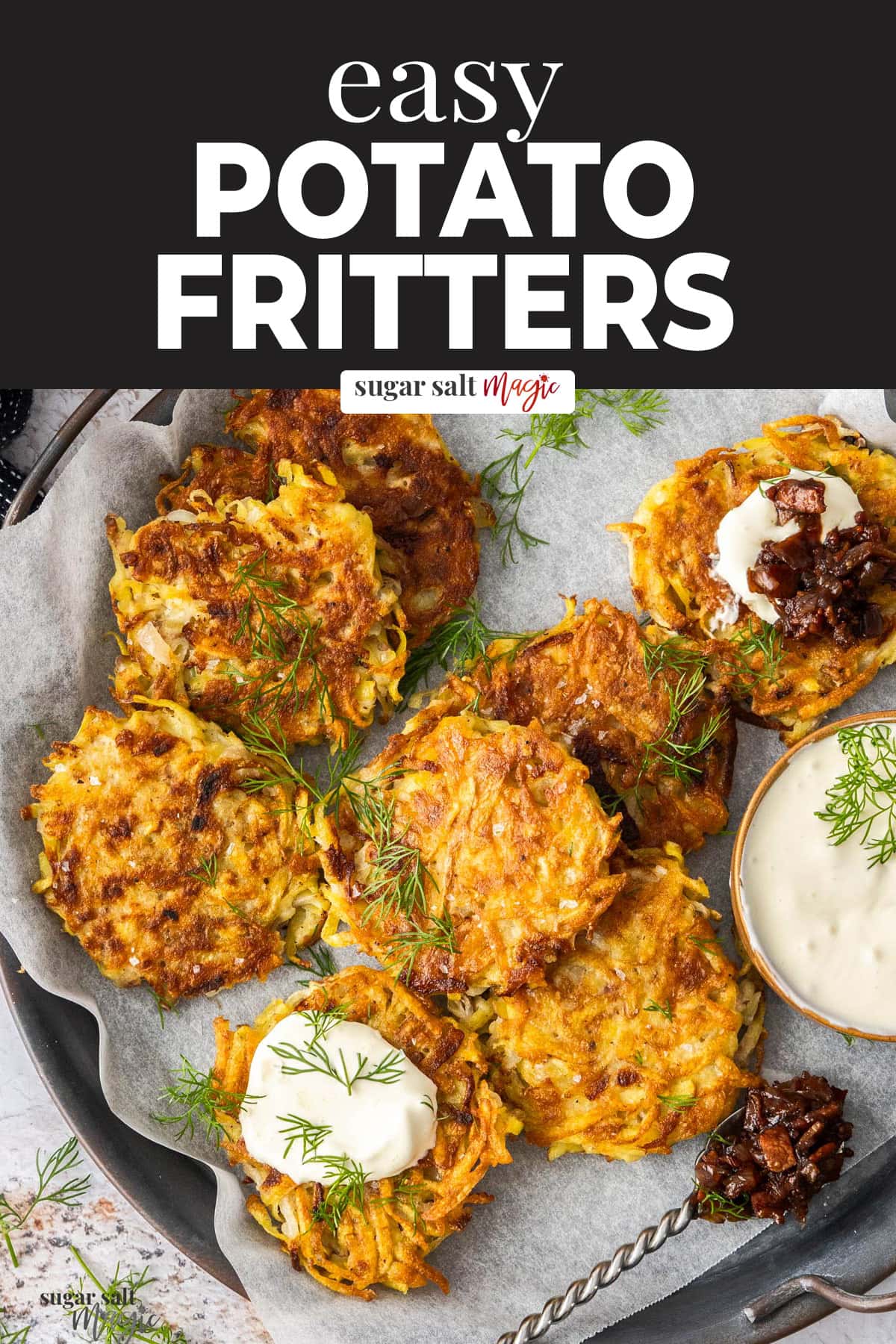 Potato Fritters - Sugar Salt Magic