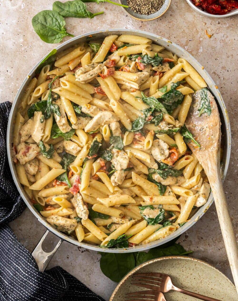 Creamy Chicken Penne Pasta Sugar Salt Magic