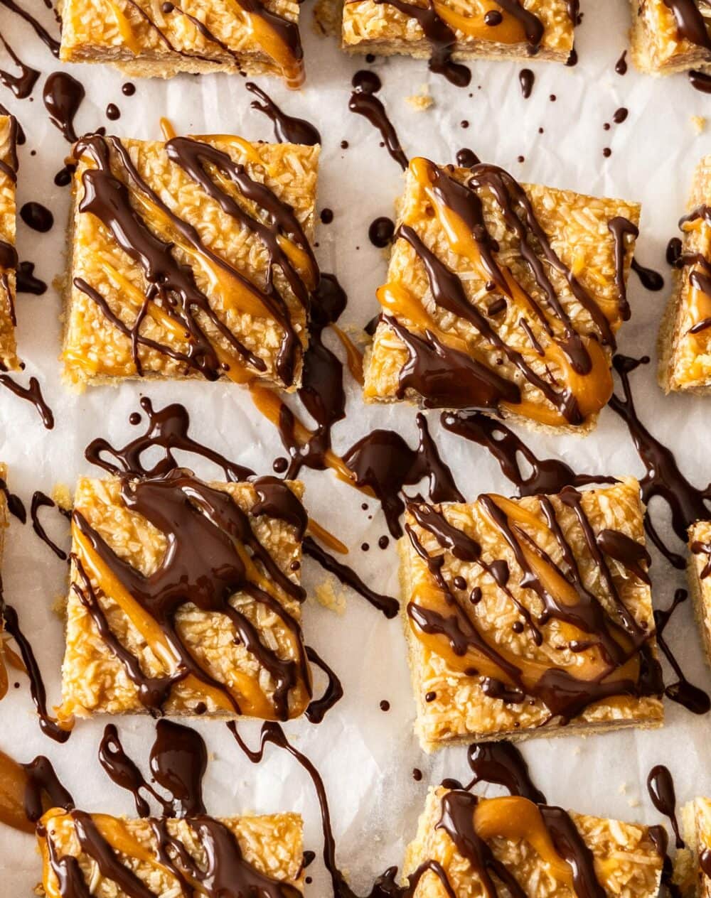 Coconut Caramel Bars [+ Video] - Only 7 ingredients - Sugar Salt Magic