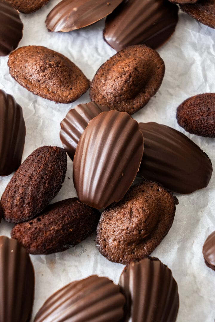 Chocolate Madeleines - Sugar Salt Magic