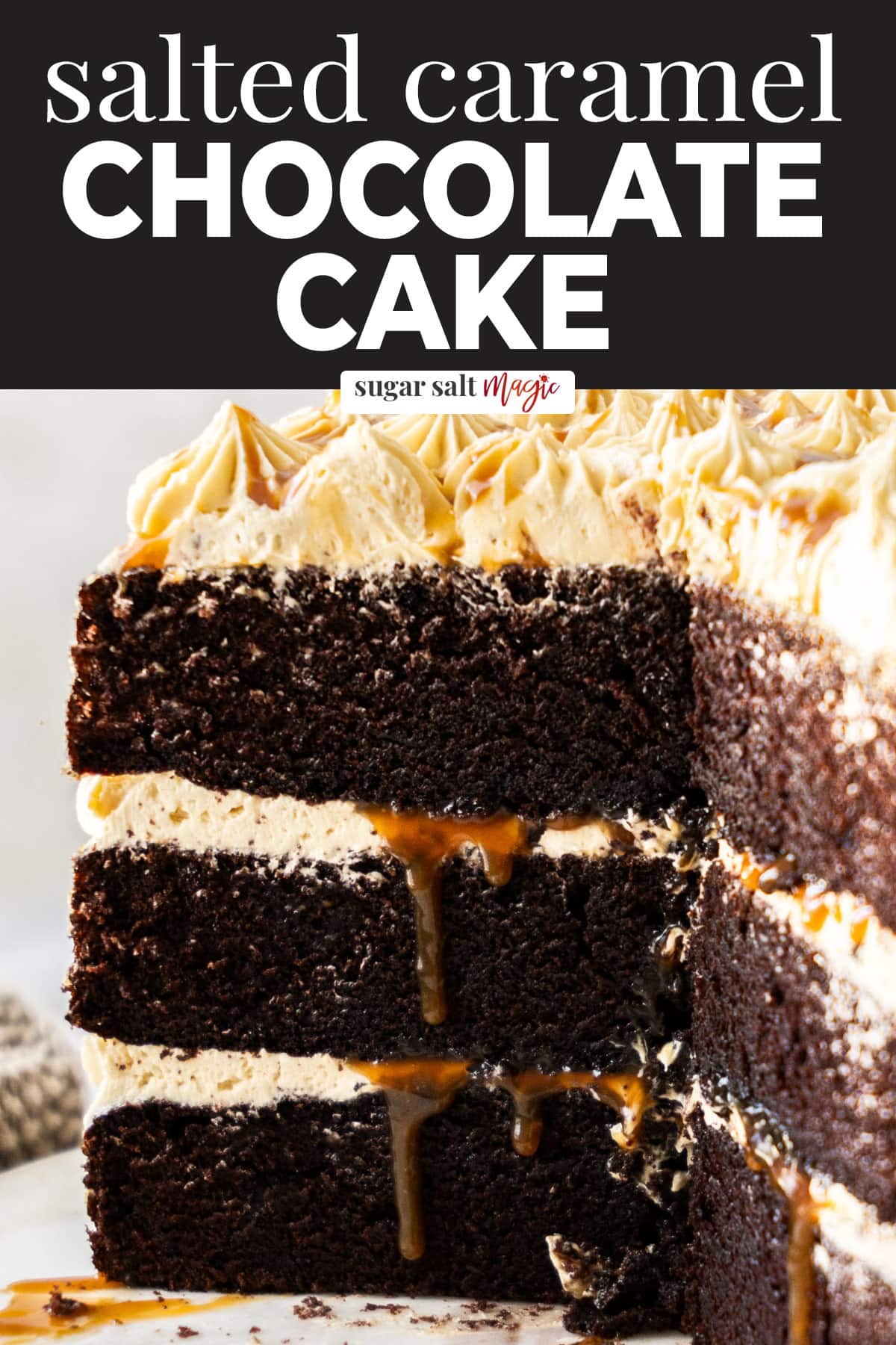 Chocolate Salted Caramel Cake - Sugar Salt Magic