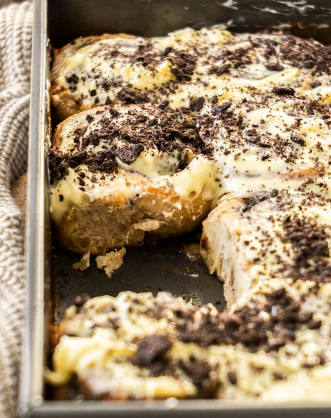 Oreo Cinnamon Rolls - Sugar Salt Magic