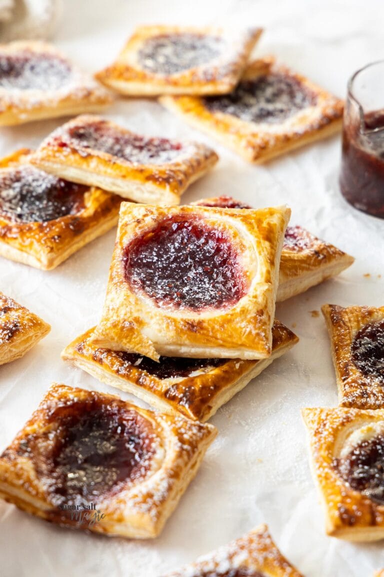 Puff Pastry Jam Tarts - Sugar Salt Magic
