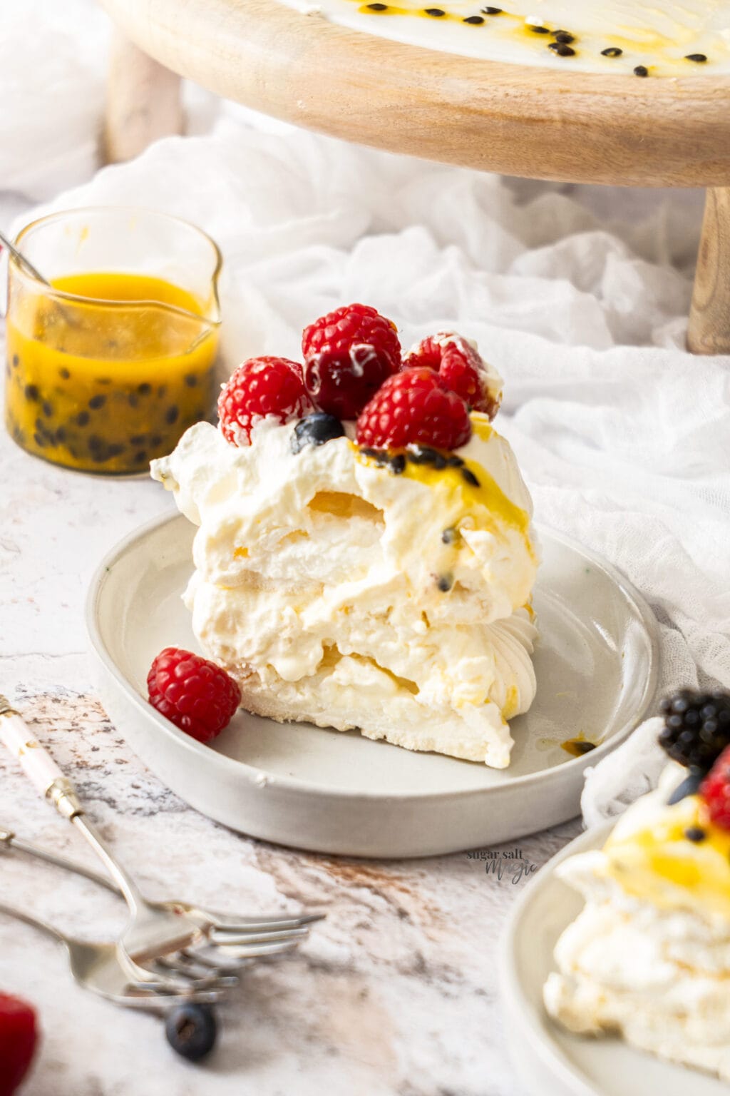 Pavlova Wreath - Sugar Salt Magic