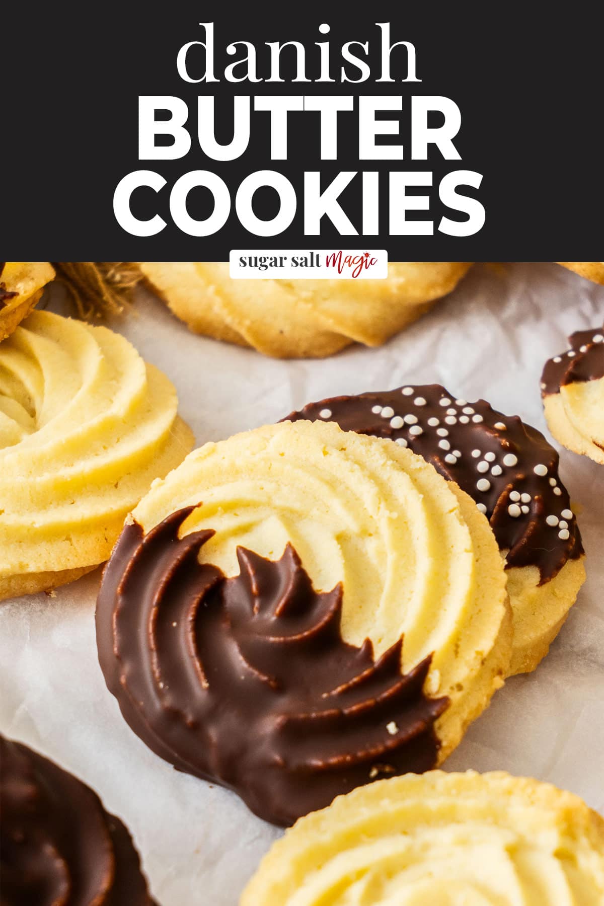 Danish Butter Cookies - Sugar Salt Magic