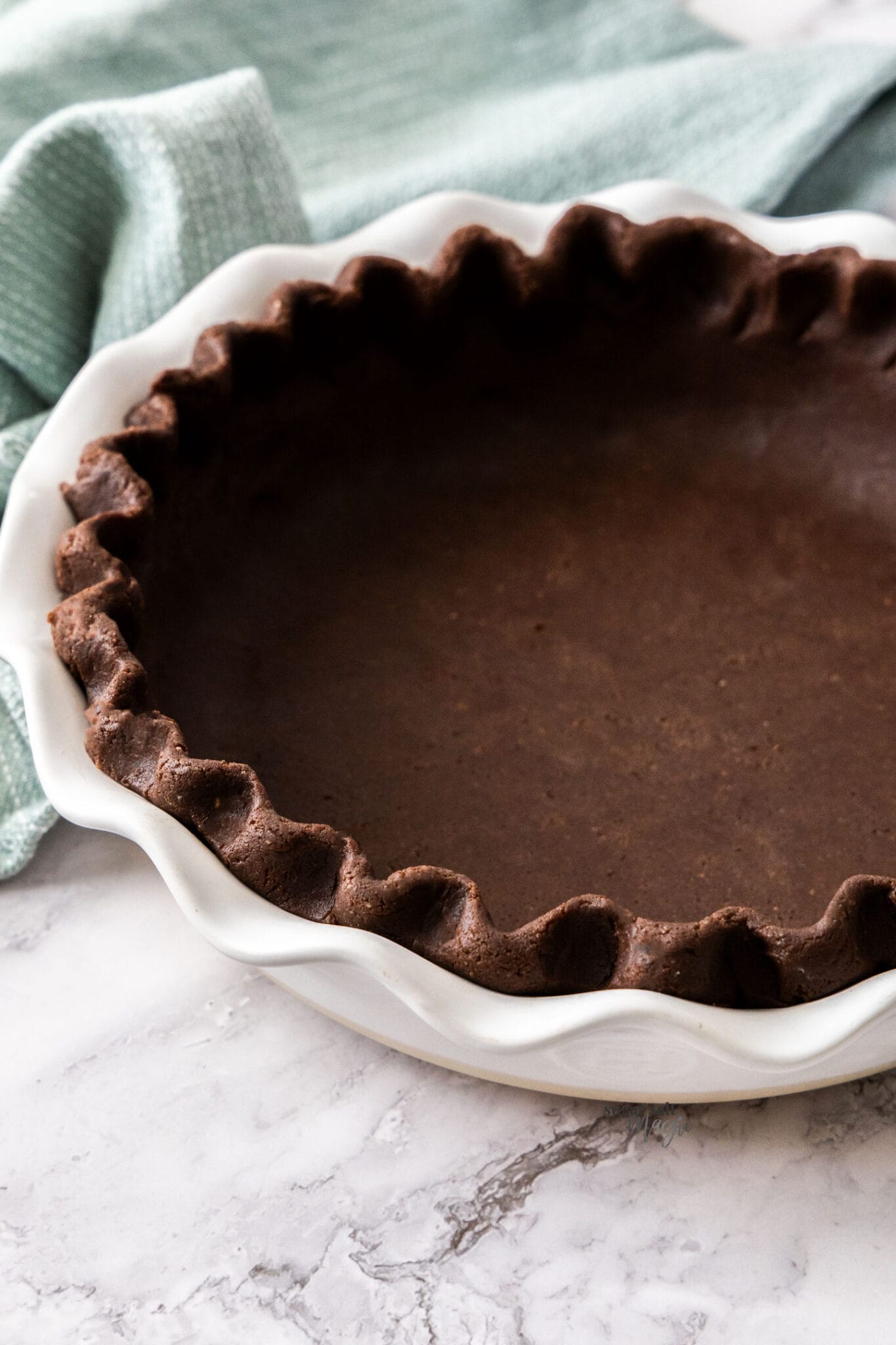 Chocolate Pie Crust - Sugar Salt Magic