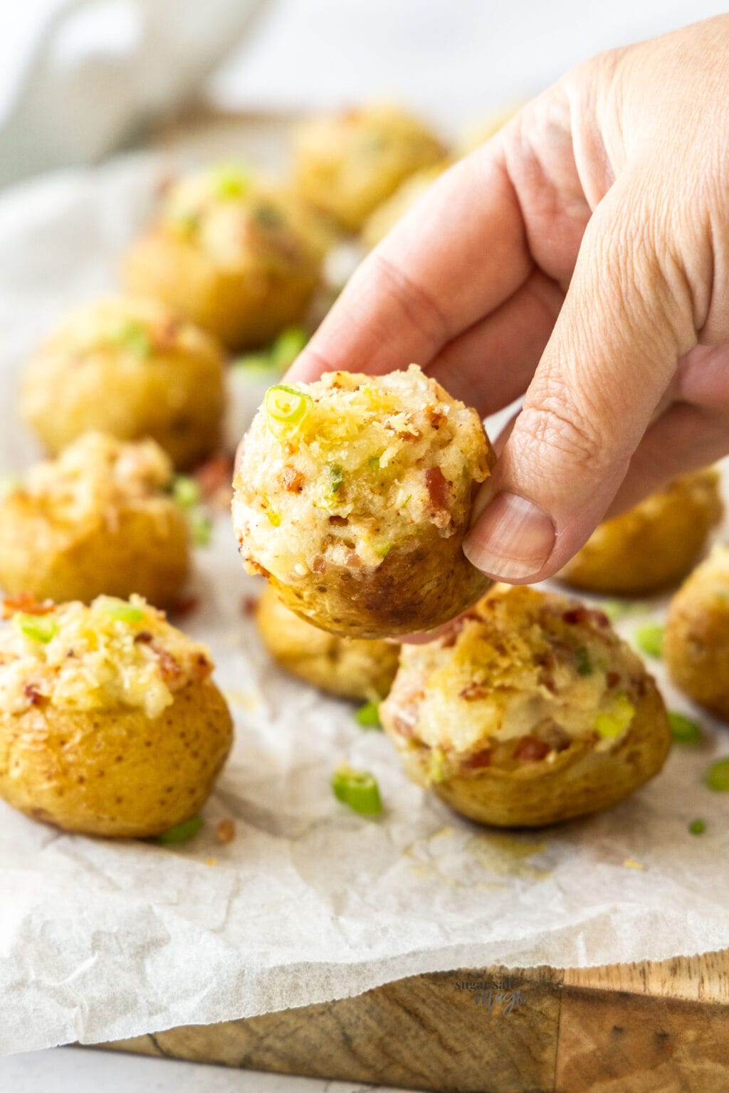 Mini Baked Potatoes (Loaded) - Sugar Salt Magic