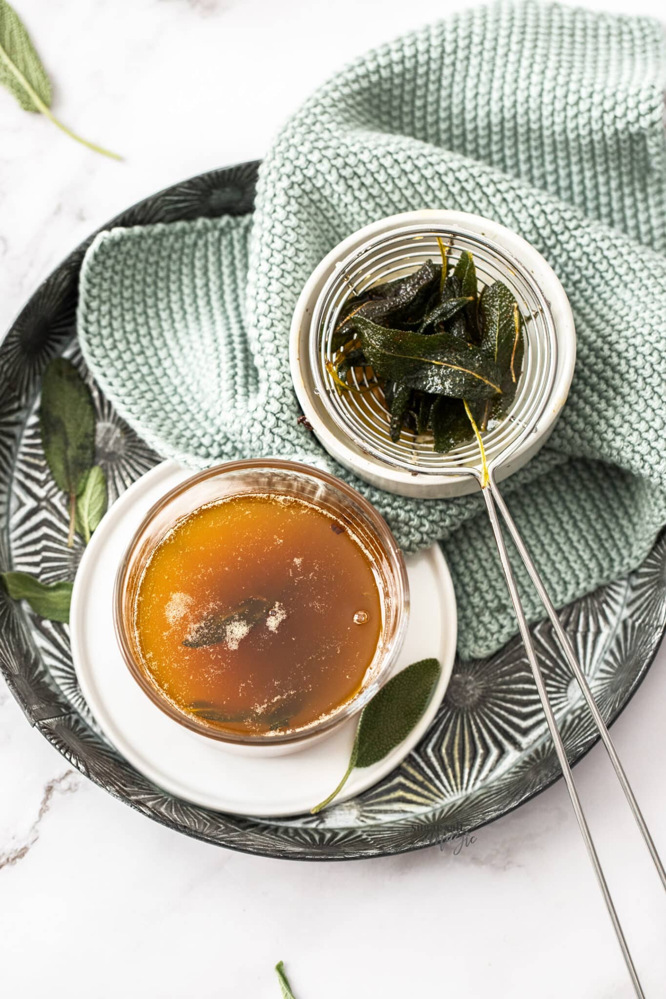 Sage Butter Sauce - Sugar Salt Magic