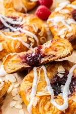 Spandauer (Jam and Marzipan Danishes) - Sugar Salt Magic
