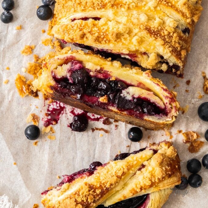 Blueberry Danish - Sugar Salt Magic