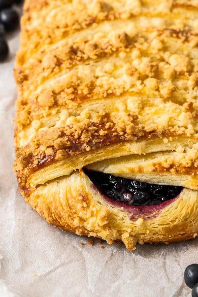 Blueberry Danish - Sugar Salt Magic