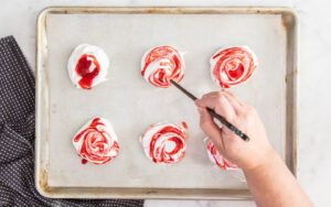 Raspberry Meringues - Sugar Salt Magic