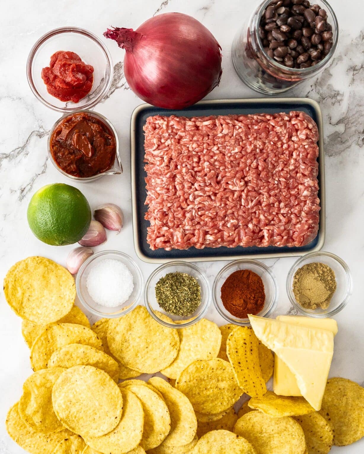 Chilli Beef Nachos - Sugar Salt Magic