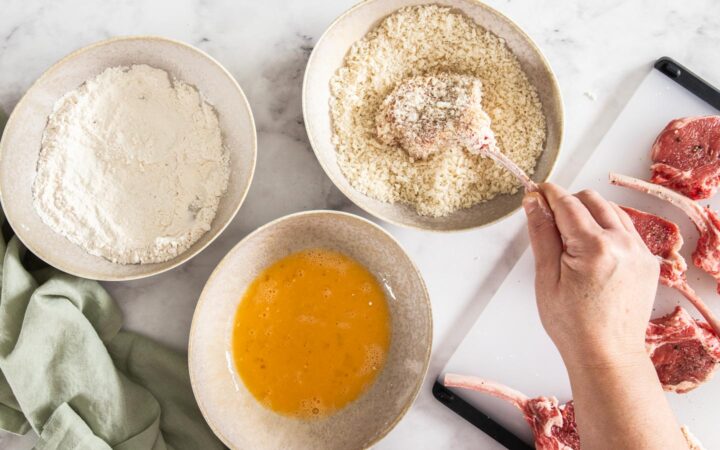 Crumbed Lamb Cutlets - Sugar Salt Magic