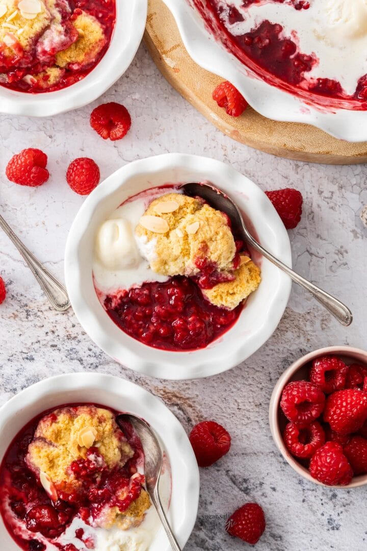 Raspberry Cobbler - Sugar Salt Magic