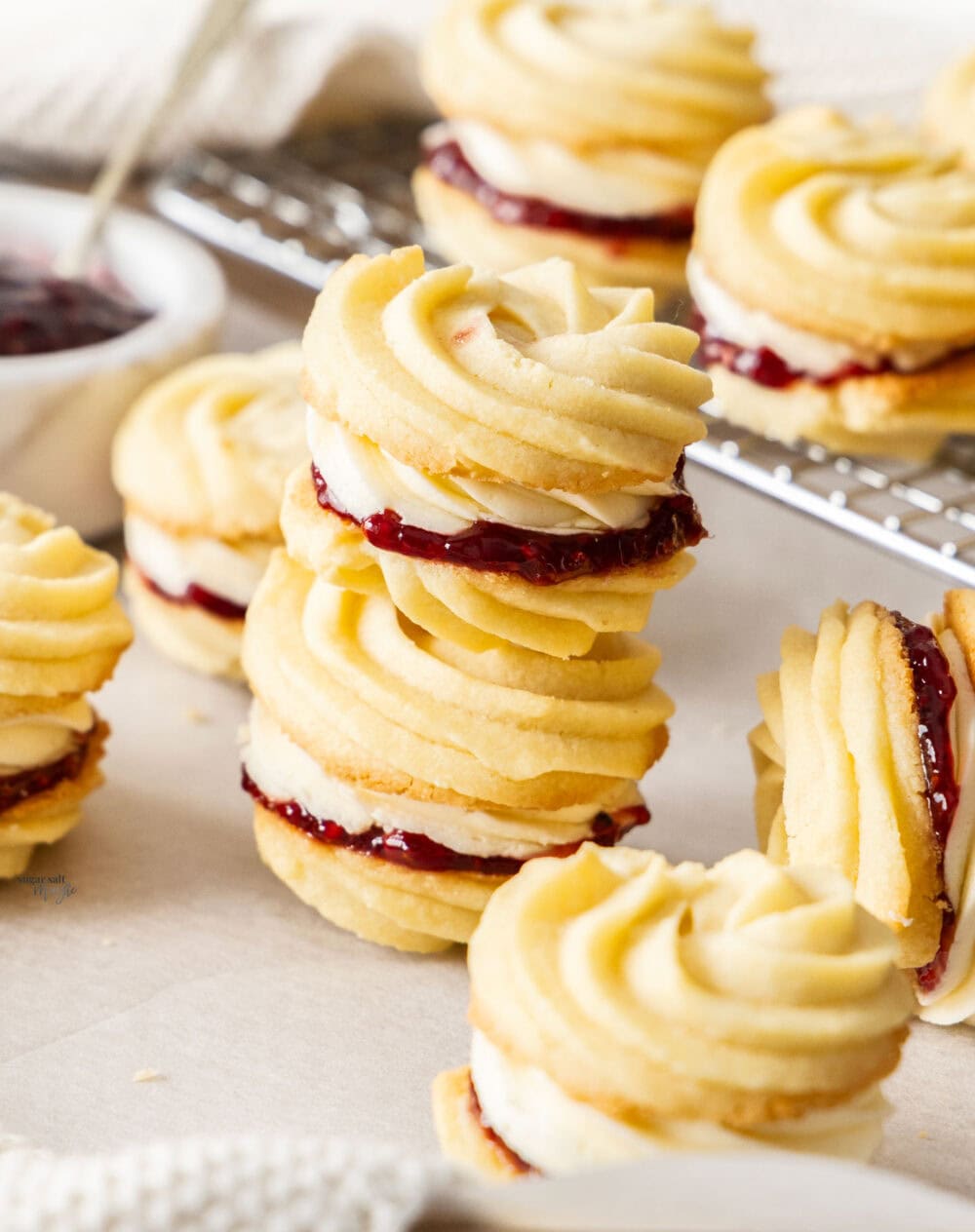 Viennese Whirls - Sugar Salt Magic