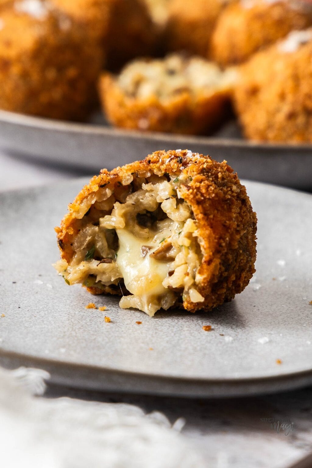Mushroom Arancini - Sugar Salt Magic
