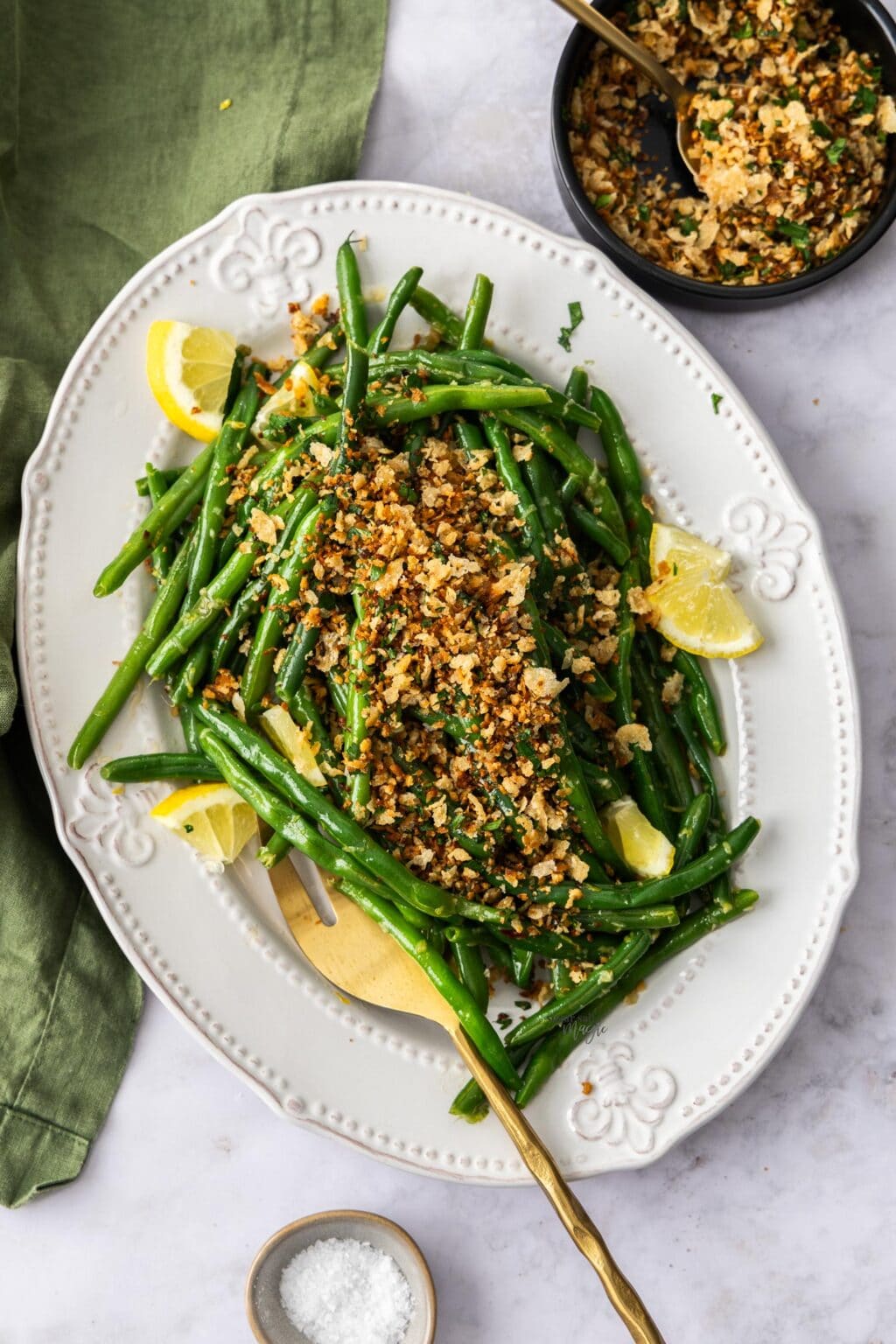 Lemon Garlic Green Beans - Sugar Salt Magic