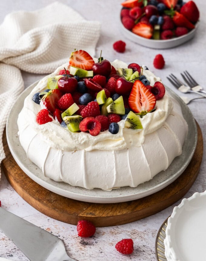 Mango Pavlova - Sugar Salt Magic