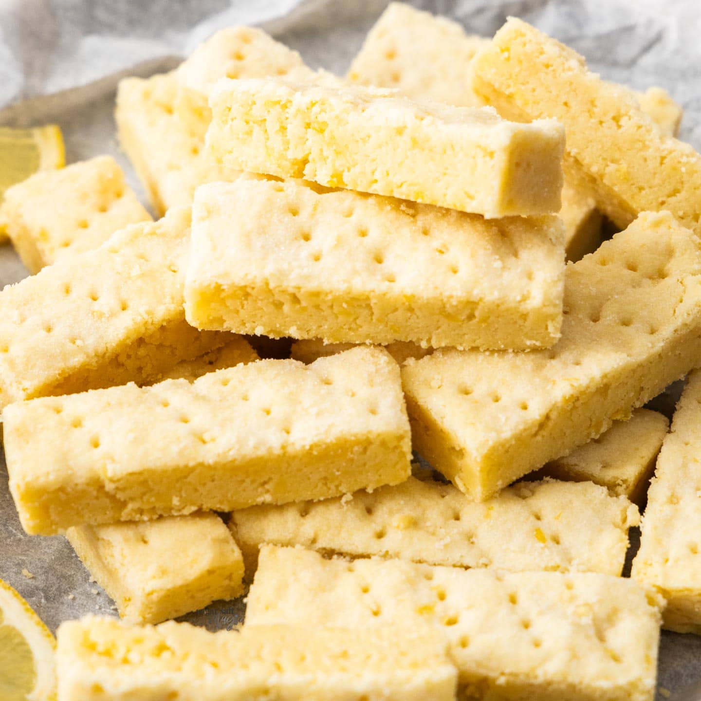 Lemon Shortbread - Sugar Salt Magic
