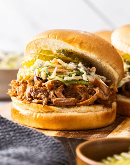 Pulled Pork Burgers - Sugar Salt Magic
