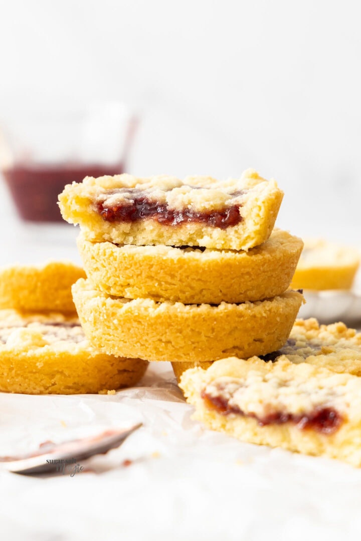 Raspberry Crumble Cookies - Sugar Salt Magic