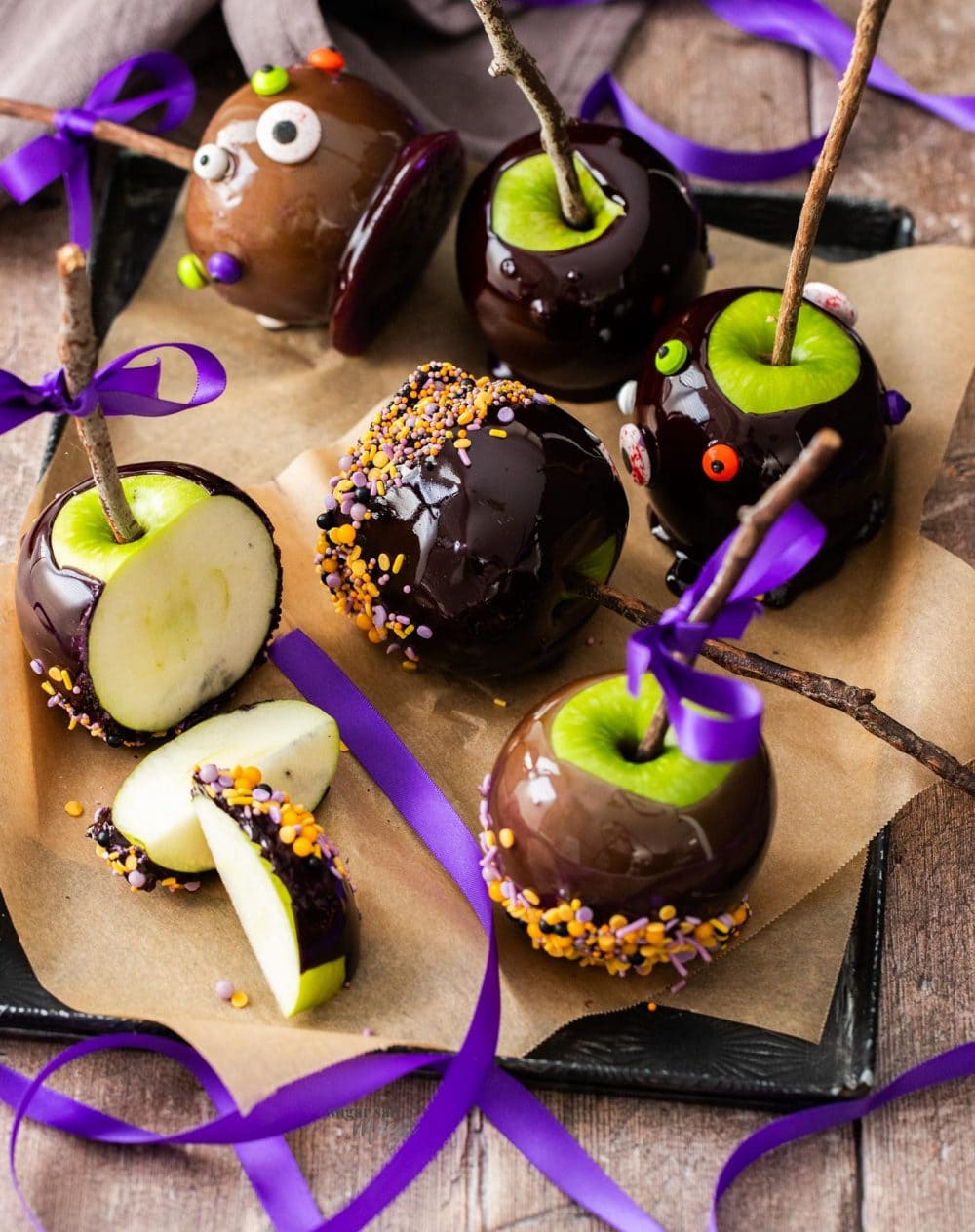 Halloween Candy Apples - Sugar Salt Magic